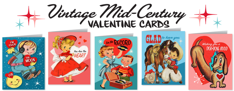 Atomic Mid-Century Modern Designs | Retro Art & Cards for MCM Lovers!