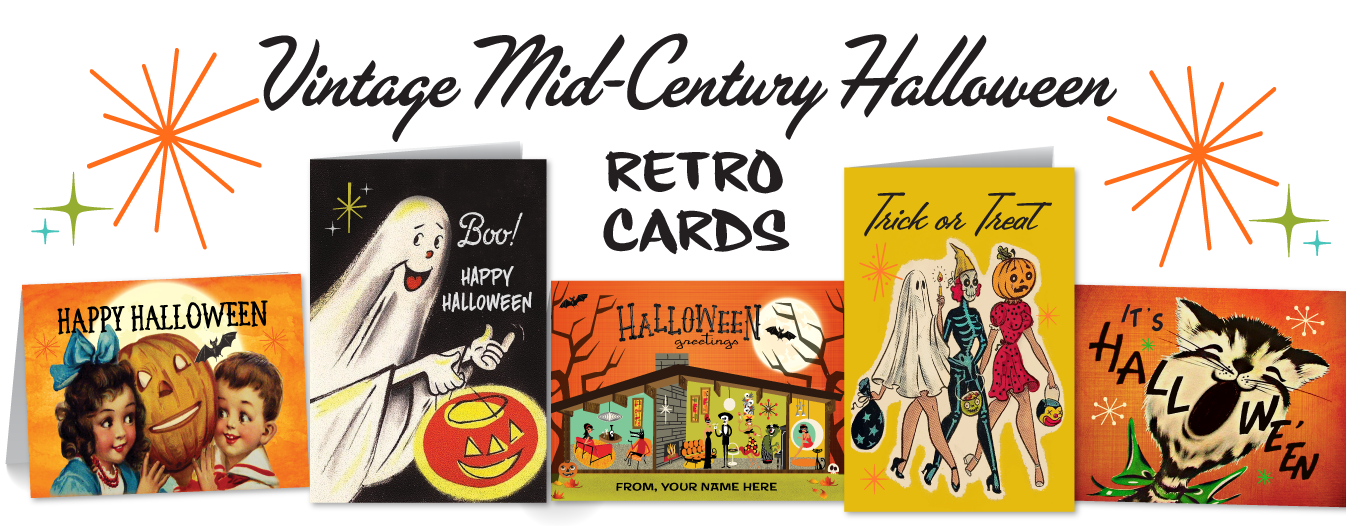 Atomic Mid-Century Modern Designs | Retro Art & Cards for MCM Lovers!