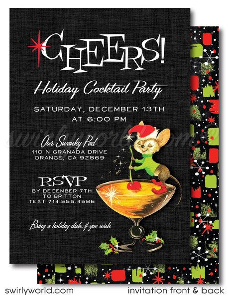Formal Holiday Invitation Backgrounds Christmas Formal Party