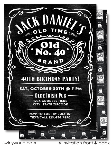 Custom Jack Daniels Label Template