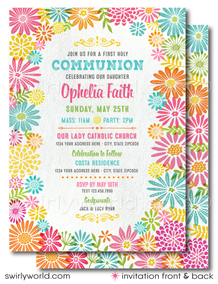 first communion invitations