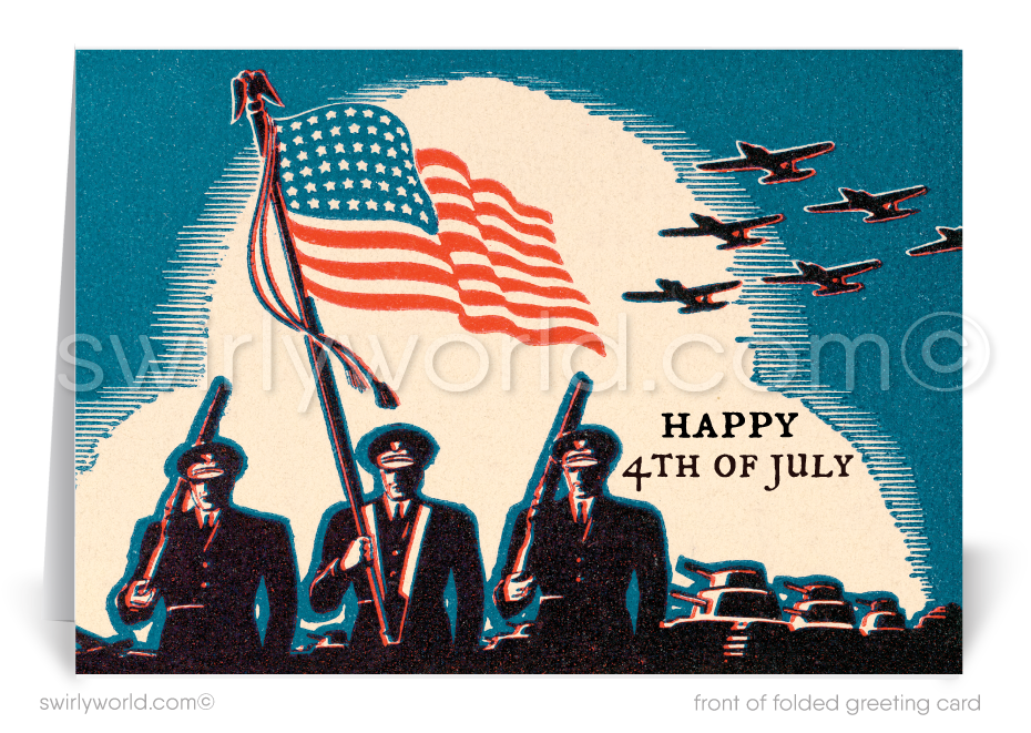 1920s Vintage Victorian Art Deco Military 4th of July Independence Day ...