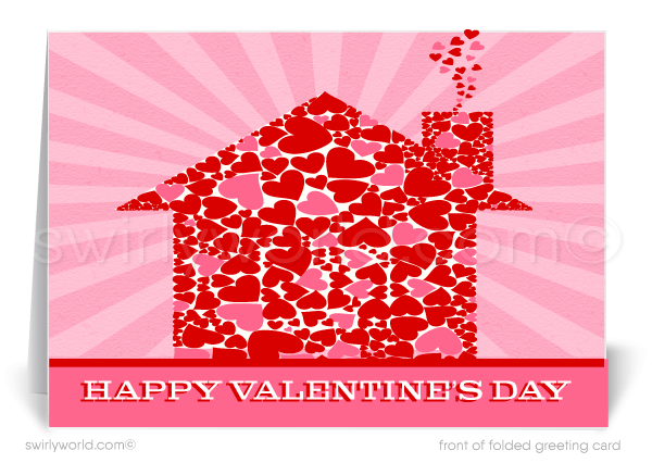 Realtor Valentine's Day Cards - swirly-world-design
