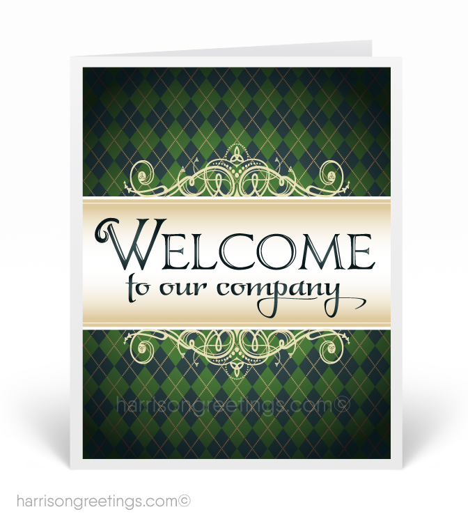 Welcome Aboard Cards for Employees - swirly-world-design