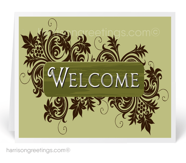 Welcome Aboard Cards for New Customers - swirly-world-design