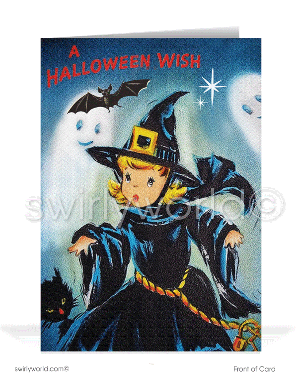 Vintage Halloween Witch Postcards