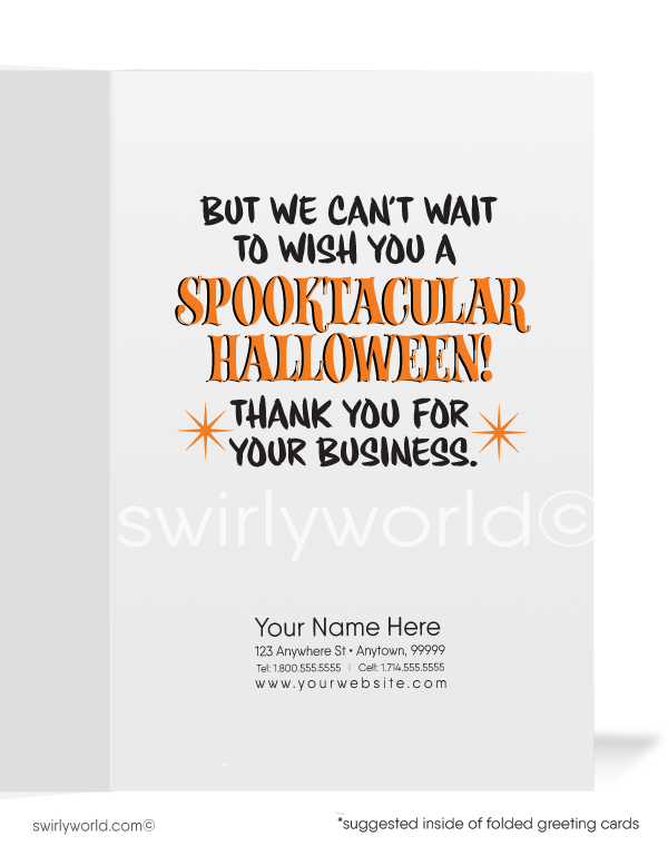 Humorous Candy Corn Halloween Greeting Card - "CORNY" & "Spooktacular ...