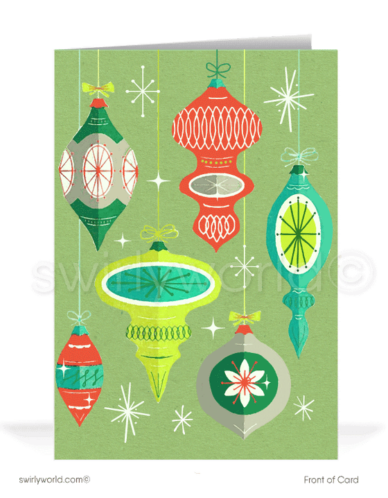 Retro Modern Holiday - swirly-world-design