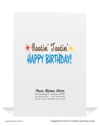 1950's Cute Retro Country Western Cowboy Style Vintage Happy Birthday ...
