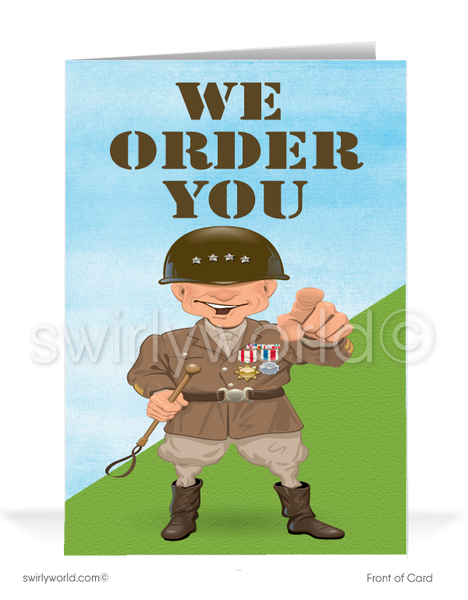 Cartoon Funny Army Soldier