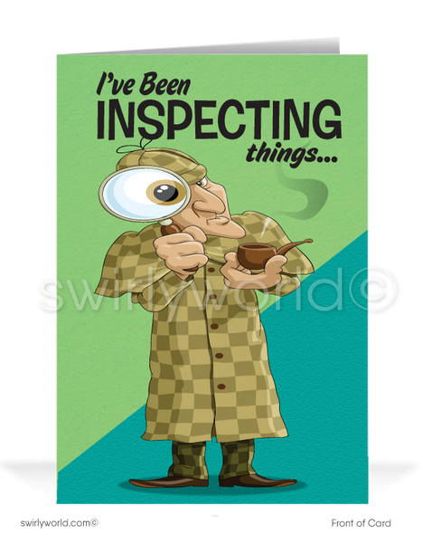 Humorous Thank You Cards Tagged "detective" - swirly-world-design