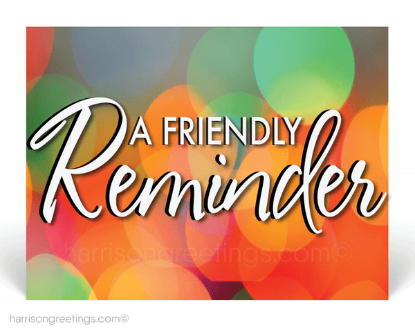 Friendly Reminder Business Appointment Postcards for Clients - swirly ...
