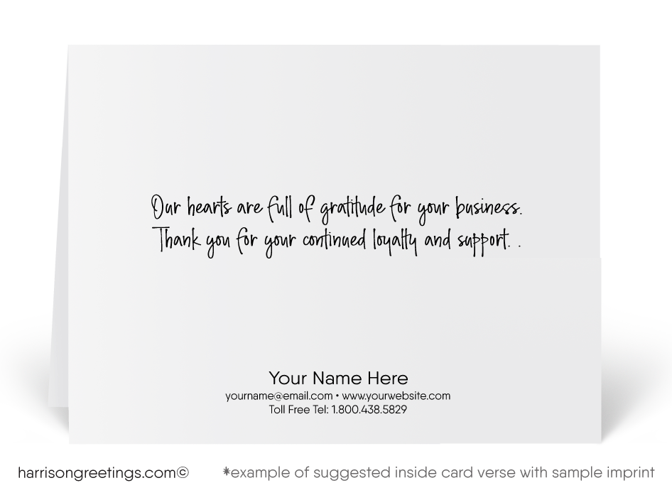 Rustic Valentine's Day Cards for Clients - swirly-world-design